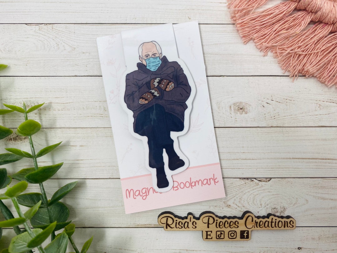 Bernie Magnetic Bookmark, Reading Accessory, Planner Clip, Planner ...