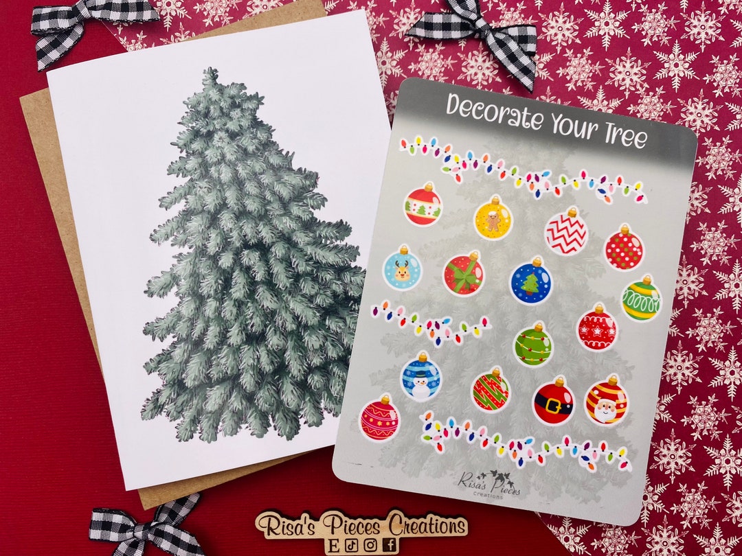 Create Your Own Christmas Card, Decorate Christmas Tree, Cute Christmas ...