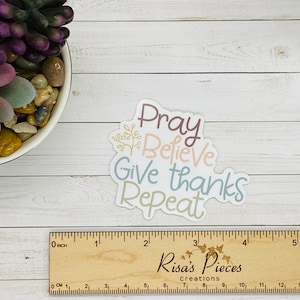 Prayer Sticker, Pray Sticker, Christian Sticker, Have Faith ...