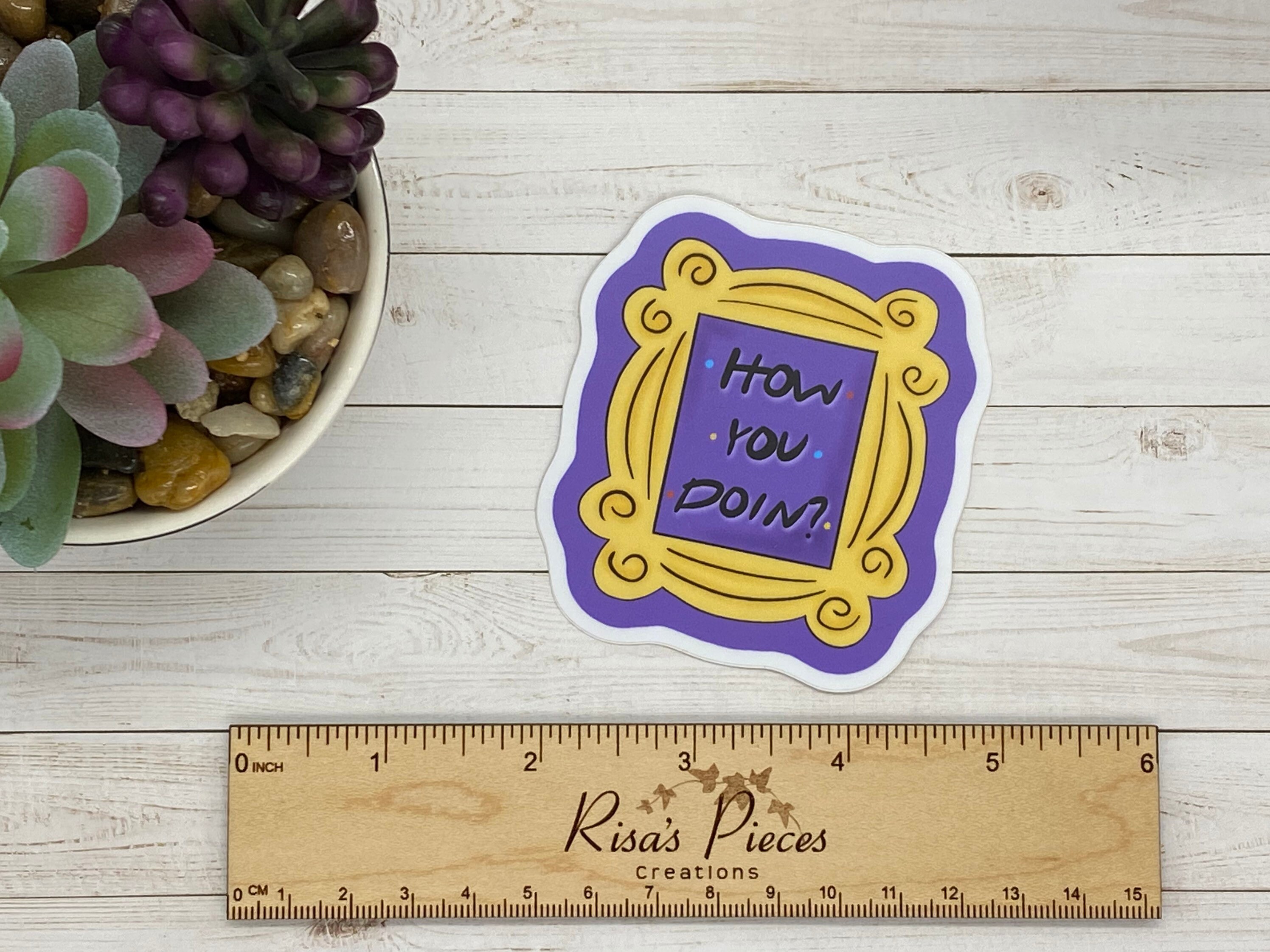 How You Doin Friends Sticker Friends quotes Joey Tribbiani - Etsy.de