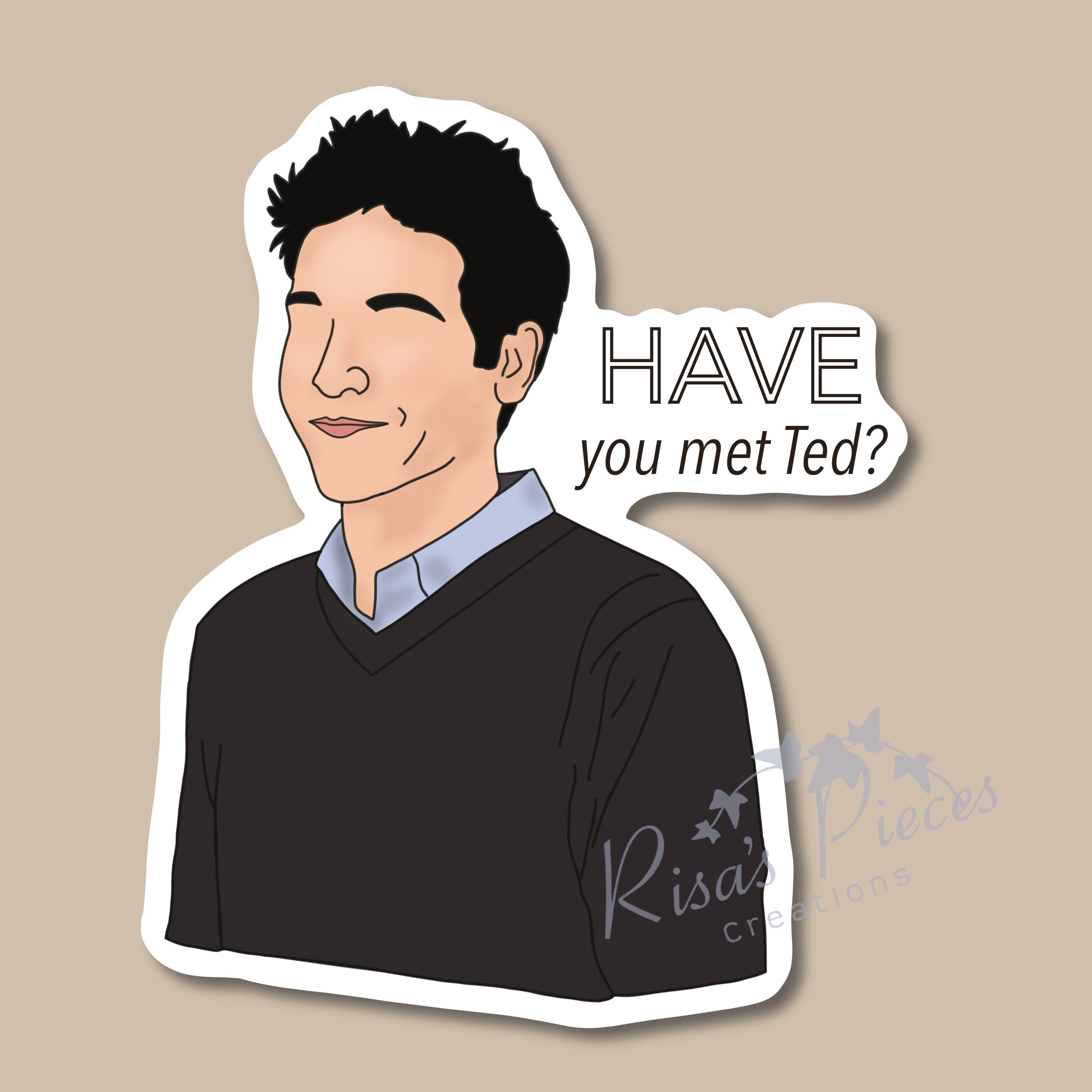 How I Met Your Mother Sticker Pack HIMYM Stickers Blue | Etsy