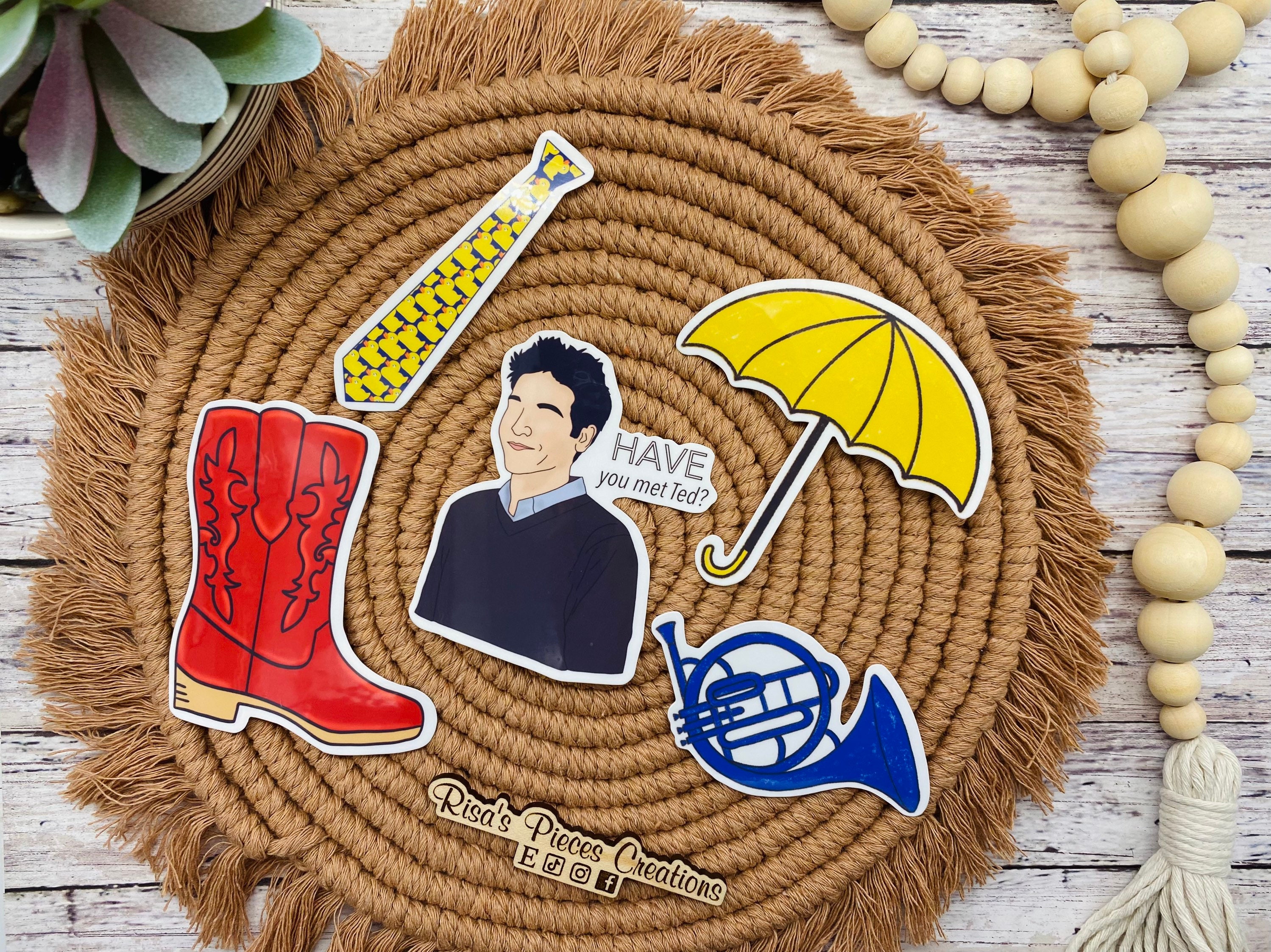 How I Met Your Mother Sticker Pack HIMYM Stickers Blue | Etsy