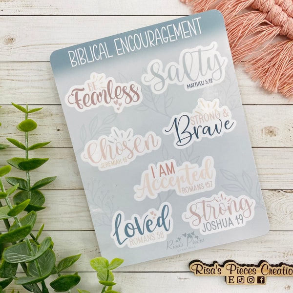 Bible Clear Sticker Sheet - Etsy