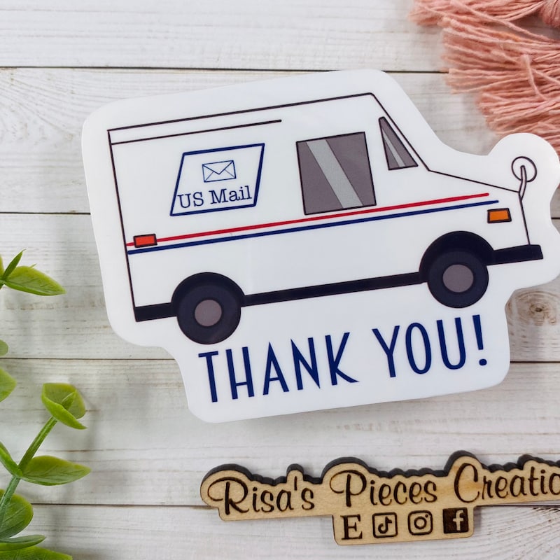Thank You Mailbox Decal - Etsy