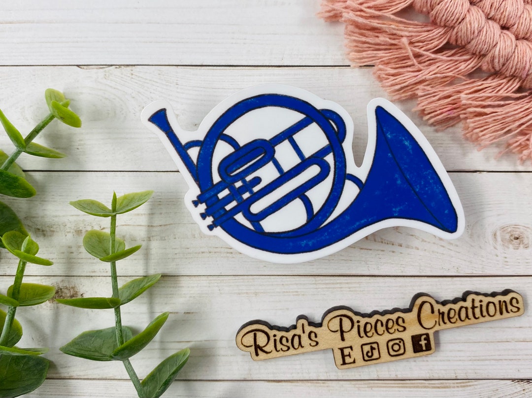 Blue French Horn Sticker: HIMYM Waterproof Vinyl Decal - Etsy
