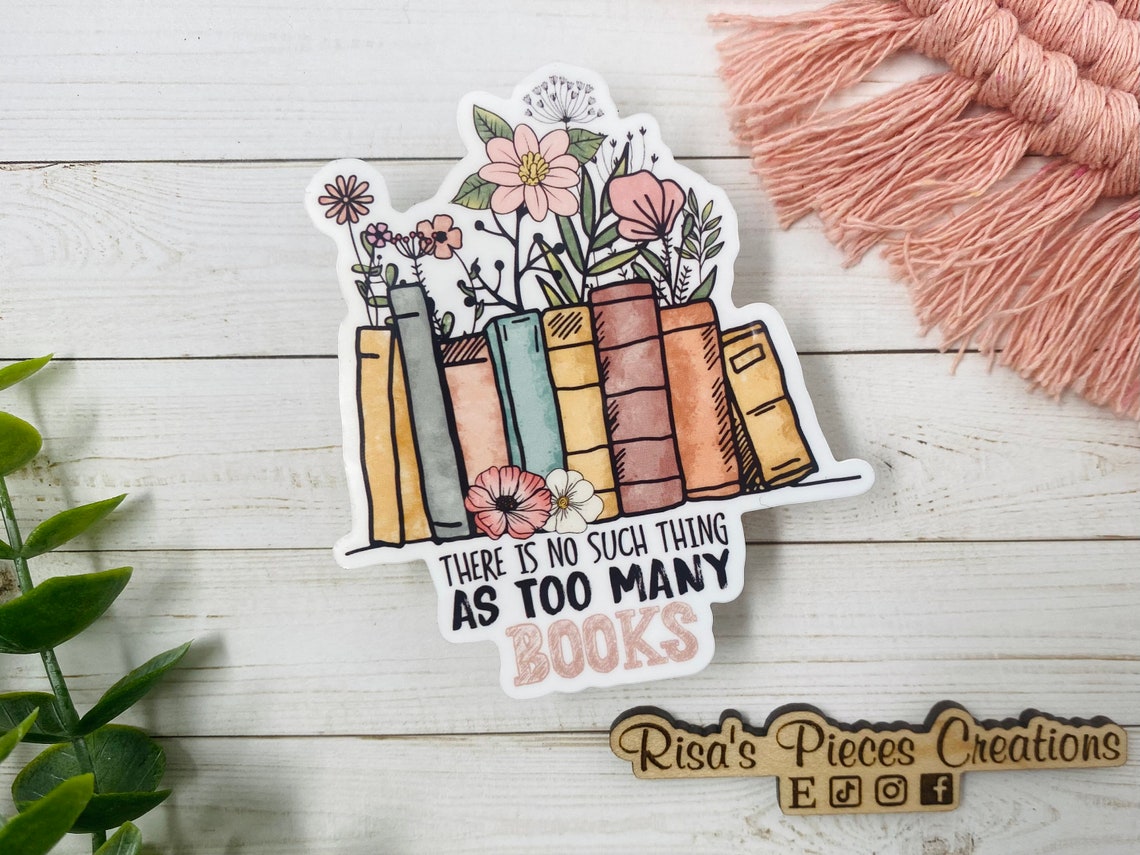Bookish Stickers Gift for Reader for Teacher Book Lover - Etsy