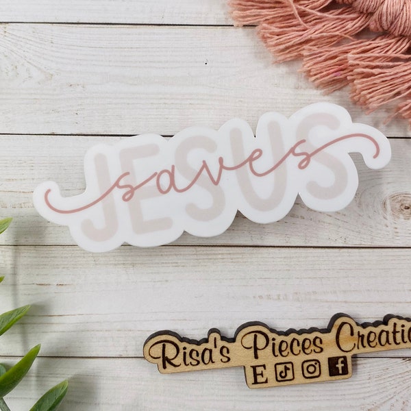 Jesus Saves Sticker - Etsy