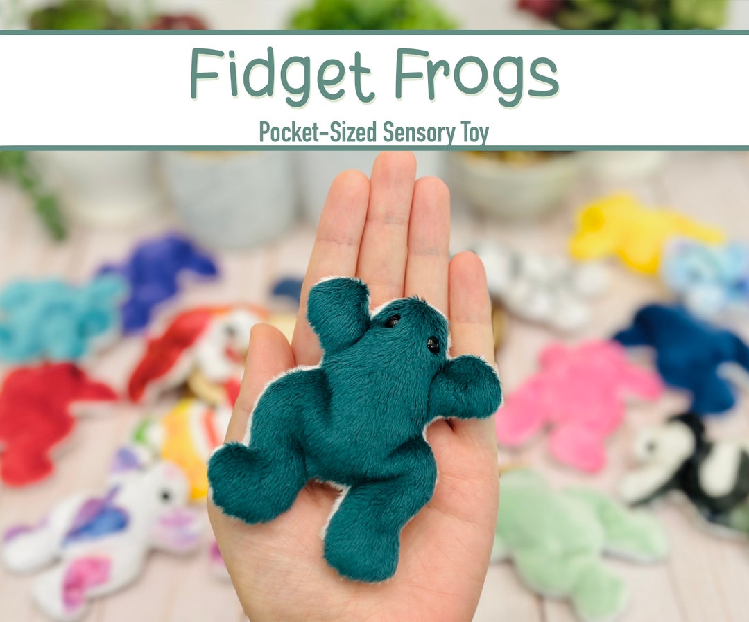 Fidget Frog, Pocket Frog Sensory Comfort Toy, Autism Sensory Toy for ...