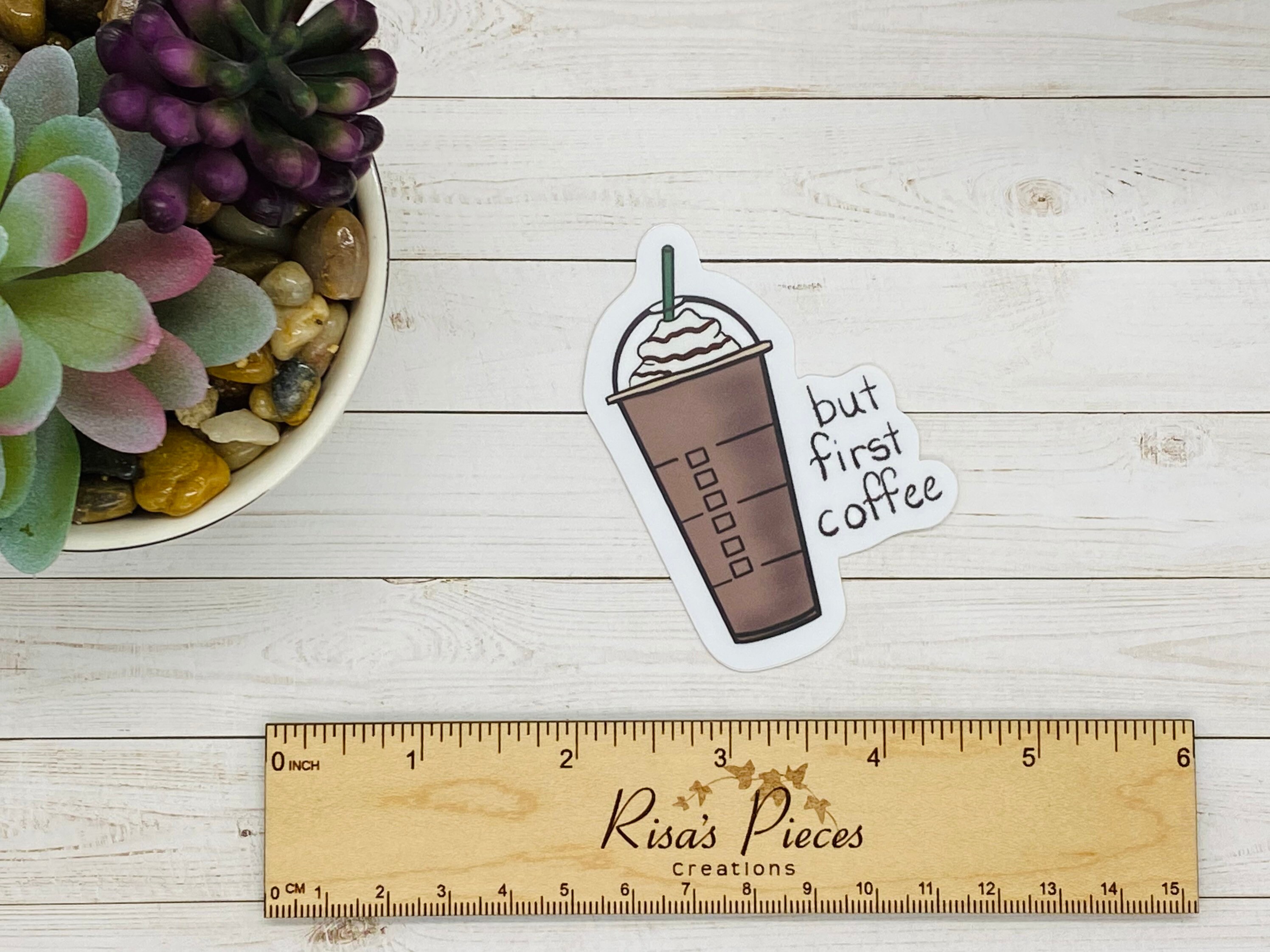 But First Coffee Sticker, Best Friend Birthday Gift for Coffee Lover ...
