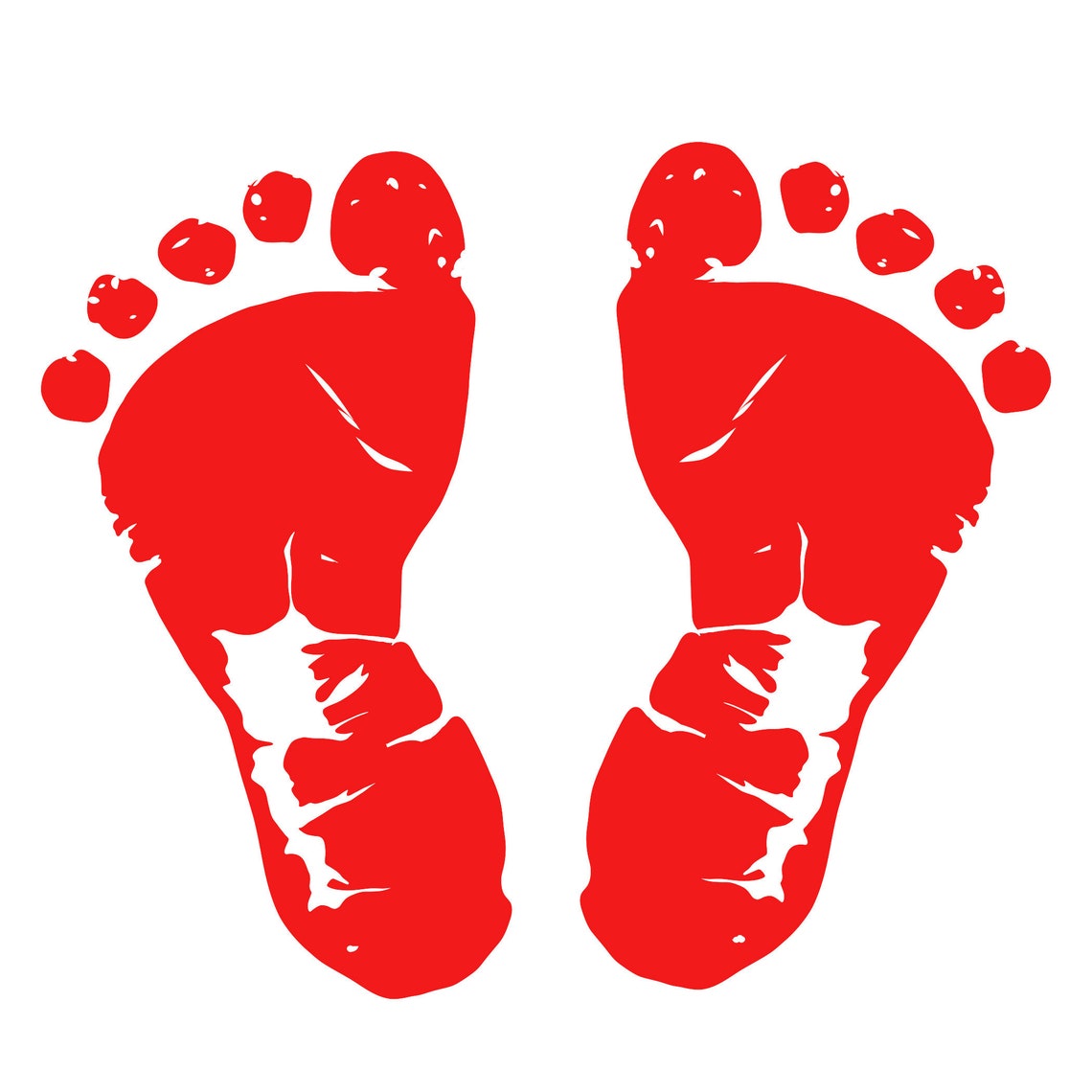 Baby Footprints Digital Download - Etsy