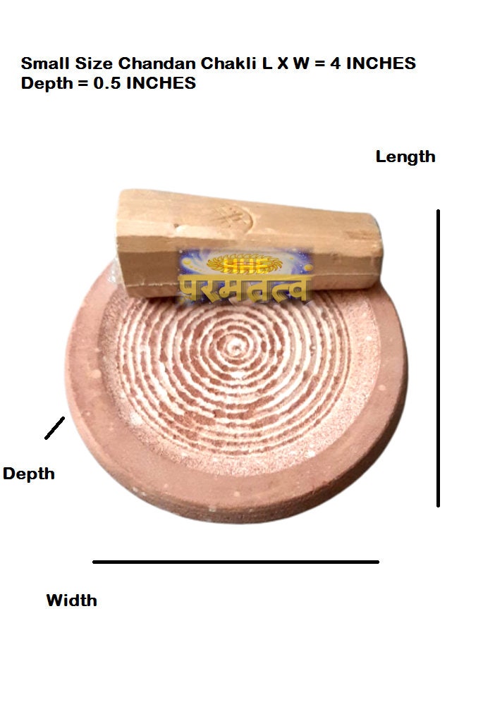 Chandan Stone Pata and Chandan Stick Chandan Stone Chakli With - Etsy