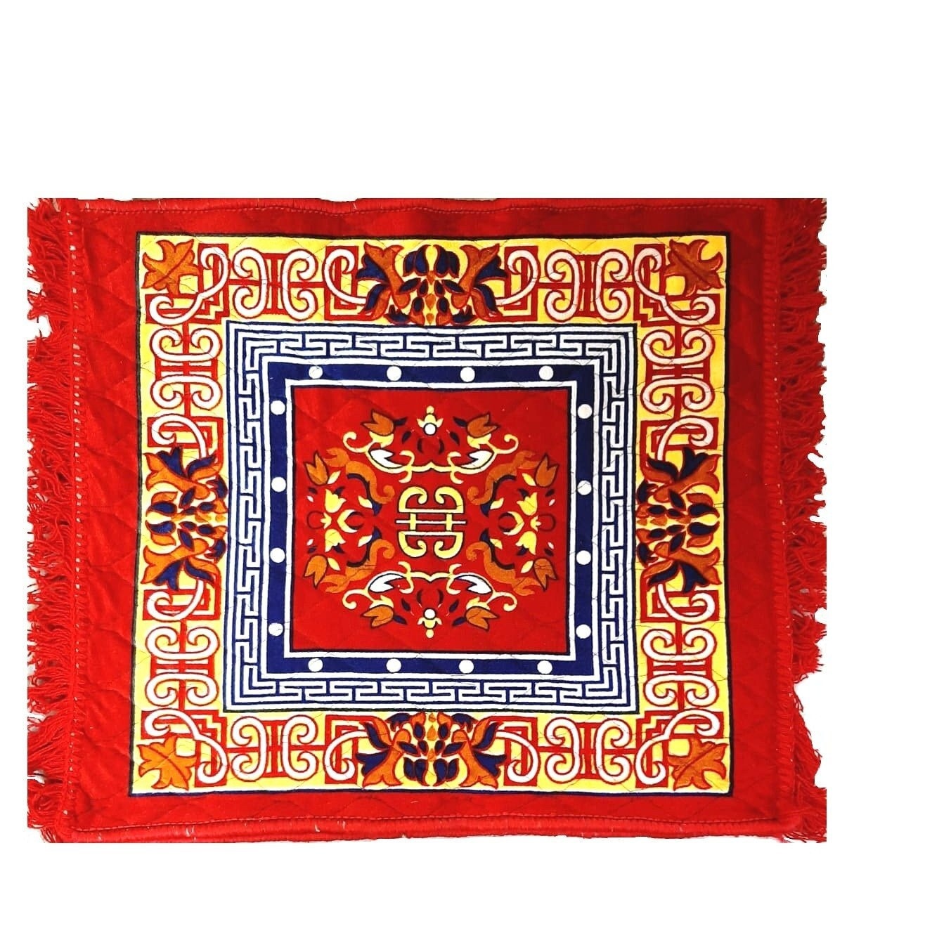 Pooja Aasan / Mat Made in Velvet Fabric - FREE Shipping Across the ...