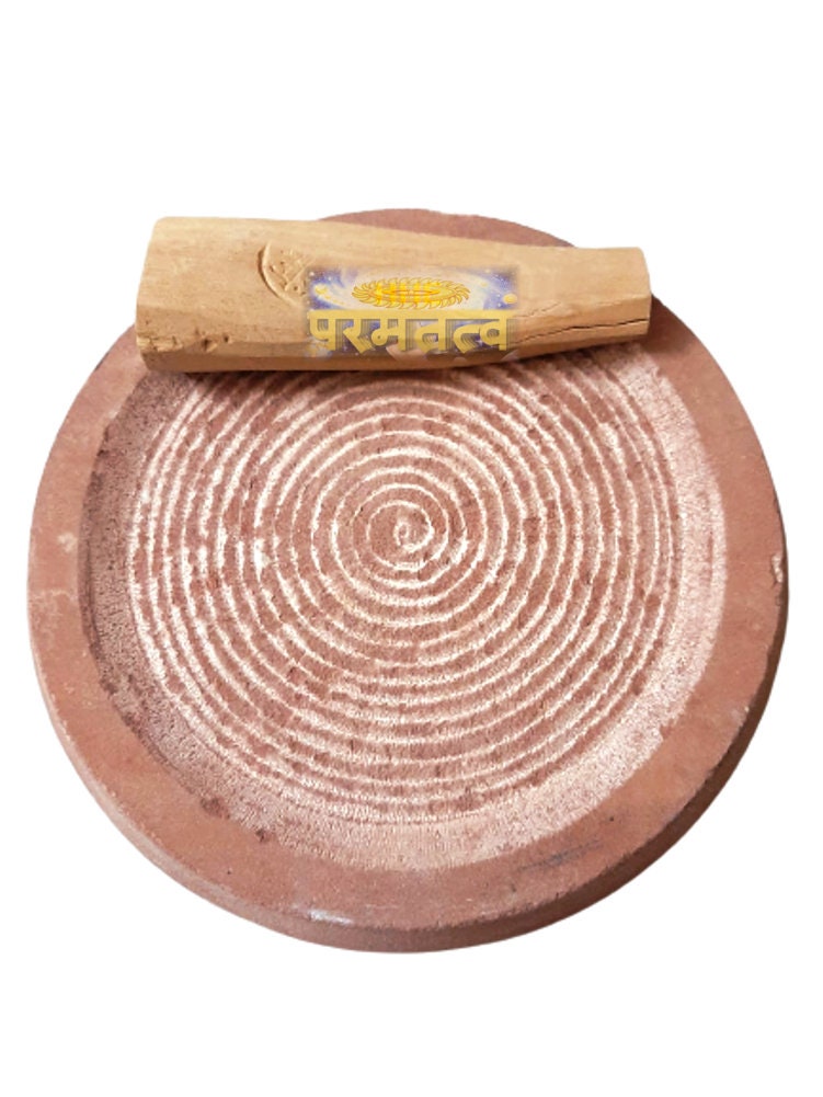Chandan Stone Pata and Chandan Stick Chandan Stone Chakli With - Etsy