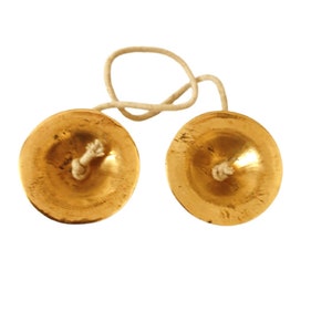 Brass Metal Manjeera | Taal | Cymbal Hindu Traditional Music Instrument ...