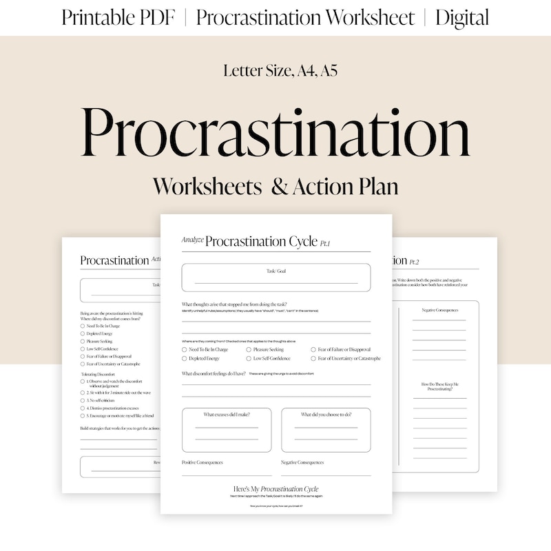 Procrastination - Etsy