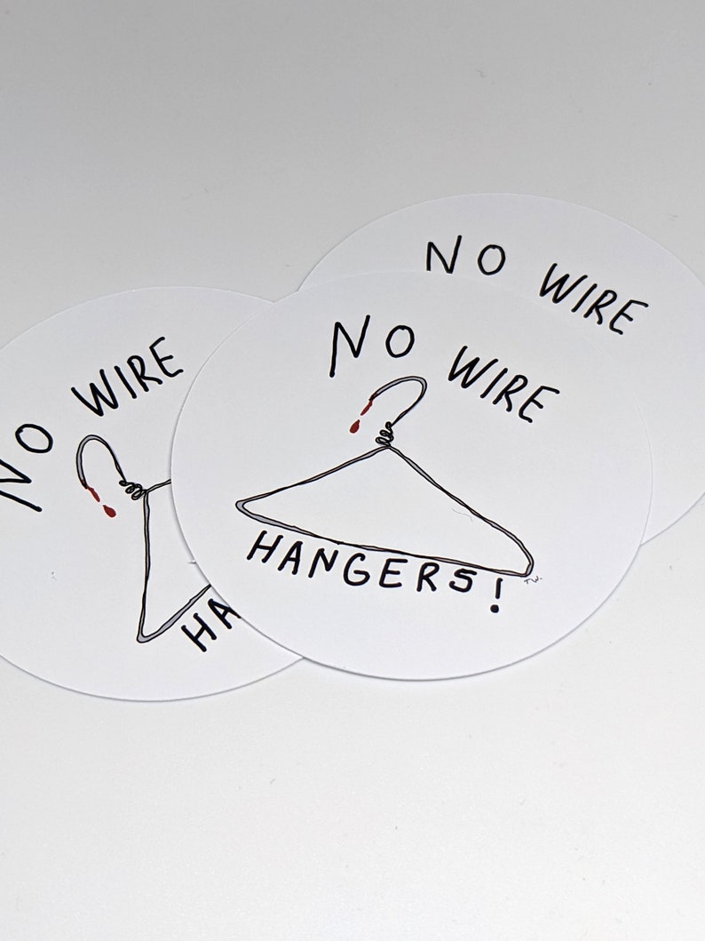 No Wire Hangers Abortion Rights Sticker Abortion Rights - Etsy
