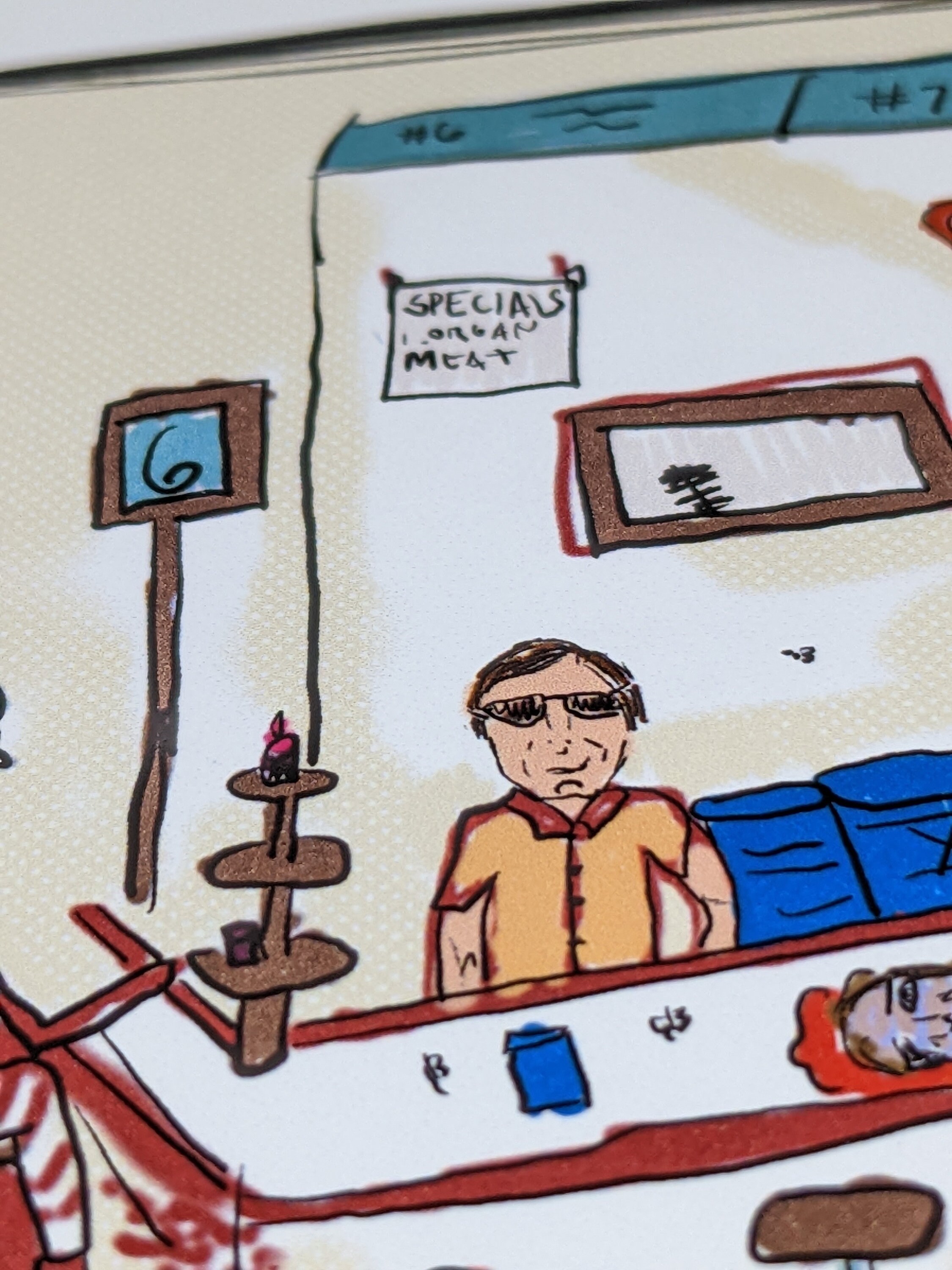 Jeffrey Dahmer Art Dahmer Diner Art Original Serial Killer - Etsy Ireland