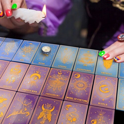 Large Tarot Card Mold 22 Piece Tarot Deck Silicone Mold - Etsy