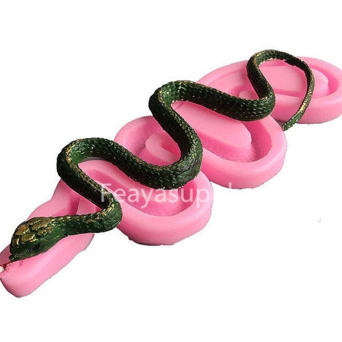 Large Snake Resin Mold-silicone Snake Mold-epoxy Resin Viper - Etsy