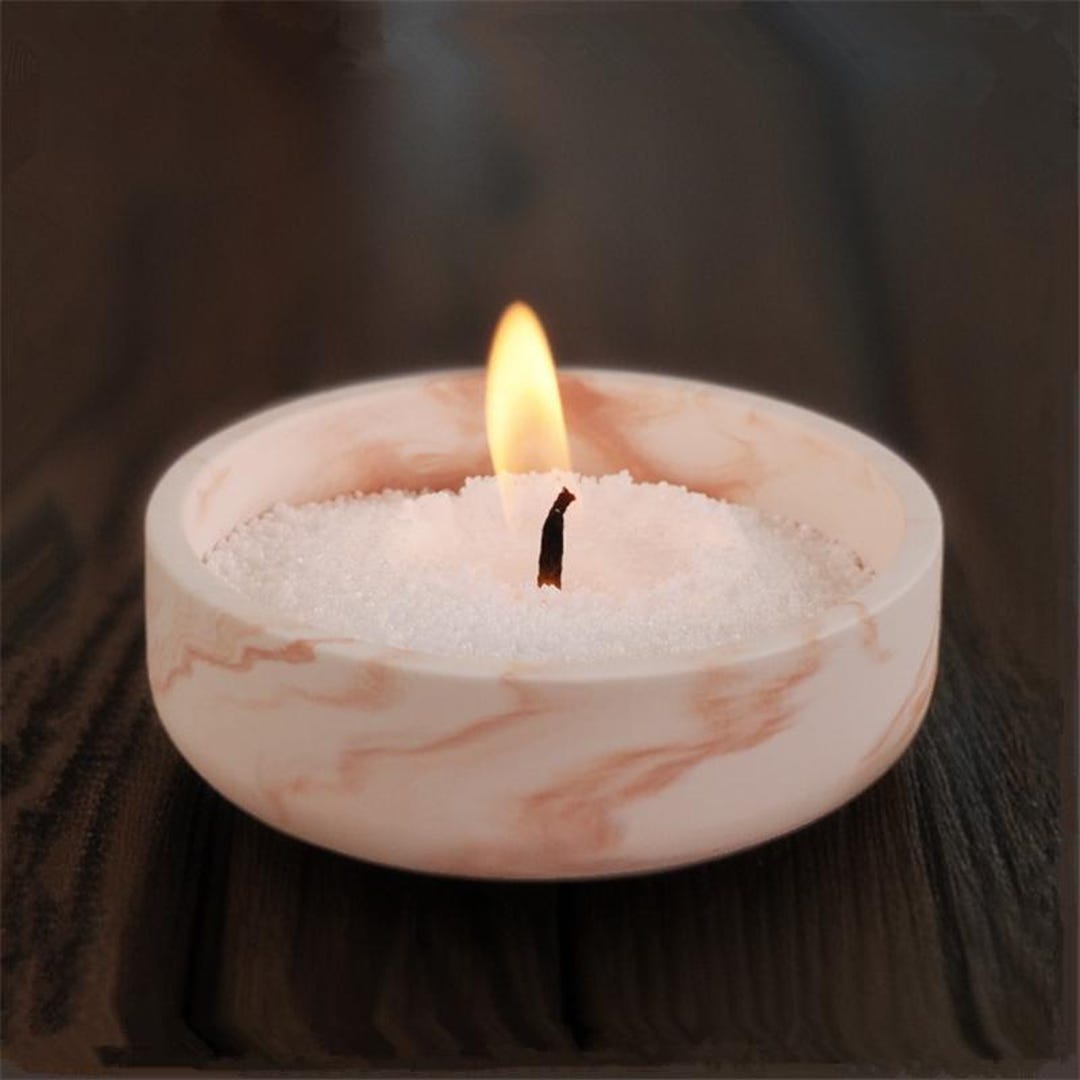 Silicone Bowl Mold, Concrete Candle Vessel Container Mold, Trinket Bowl ...