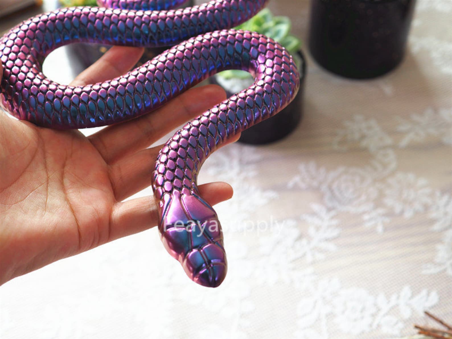 Snake Silicone Mold Large Viper Mold Snake Earring Mold | Etsy