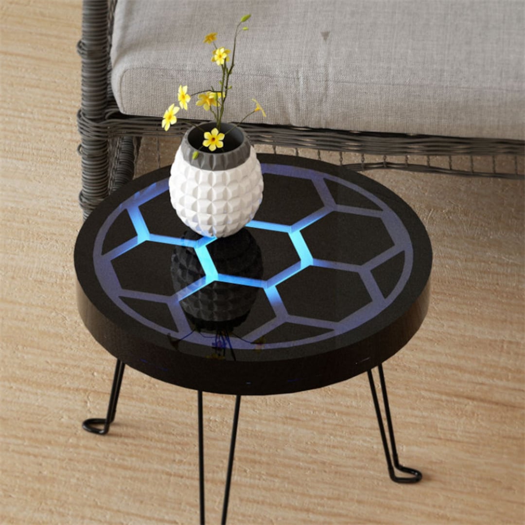 Honeycomb Table Silicone Mold, Large Round Coffee Table Epoxy Resin ...