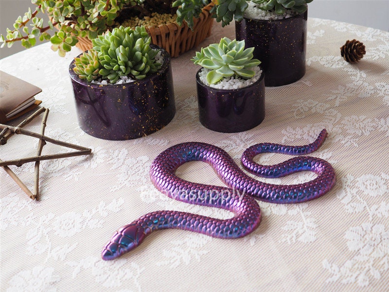 Snake Silicone Mold Large Viper Mold Snake Earring Mold | Etsy