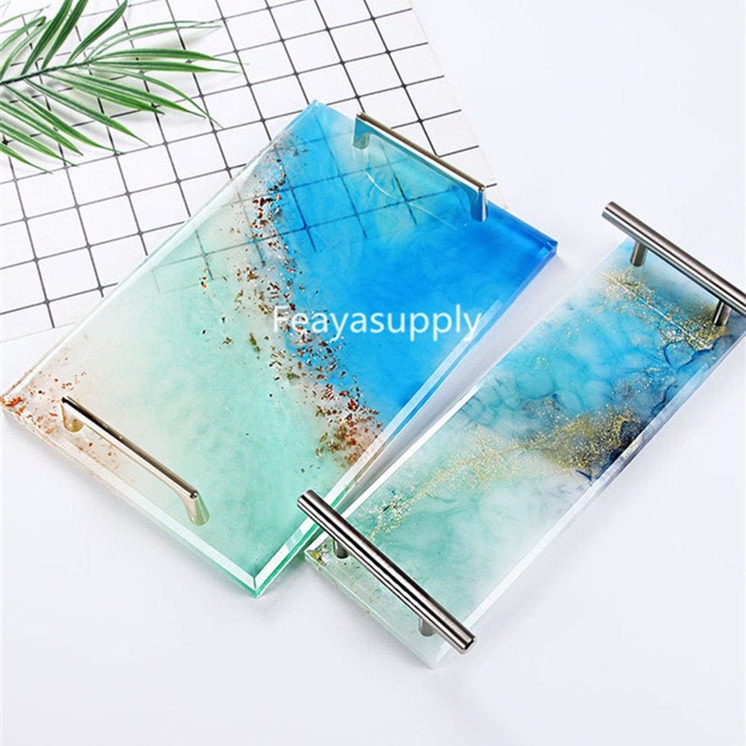 Rectangle Tray Mold, Silicone Serving Tray Mold, Resin Tray Mold, Large ...