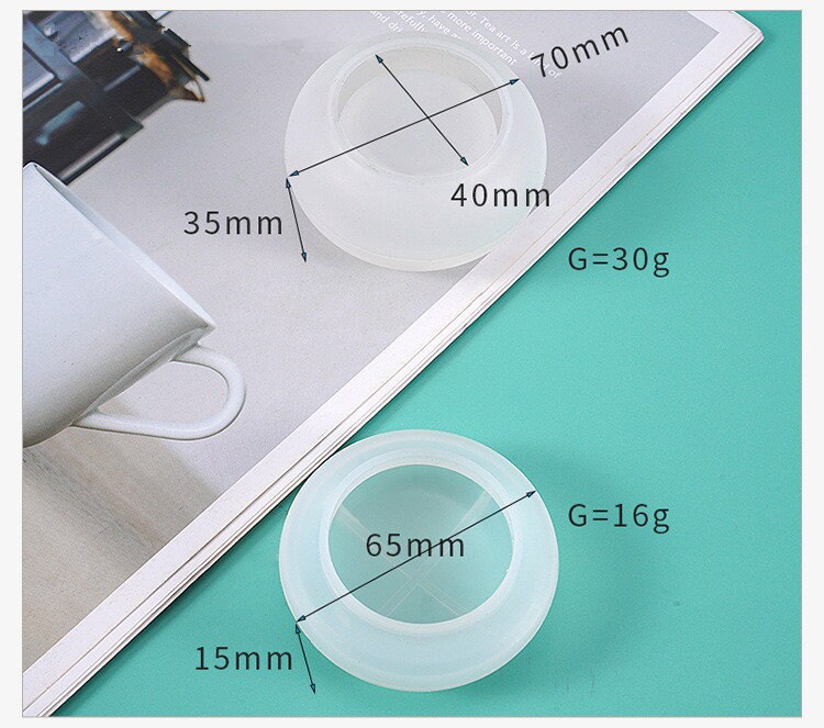 Trinket Box Mold Round Storage Box Resin Mold Jewelry Box | Etsy