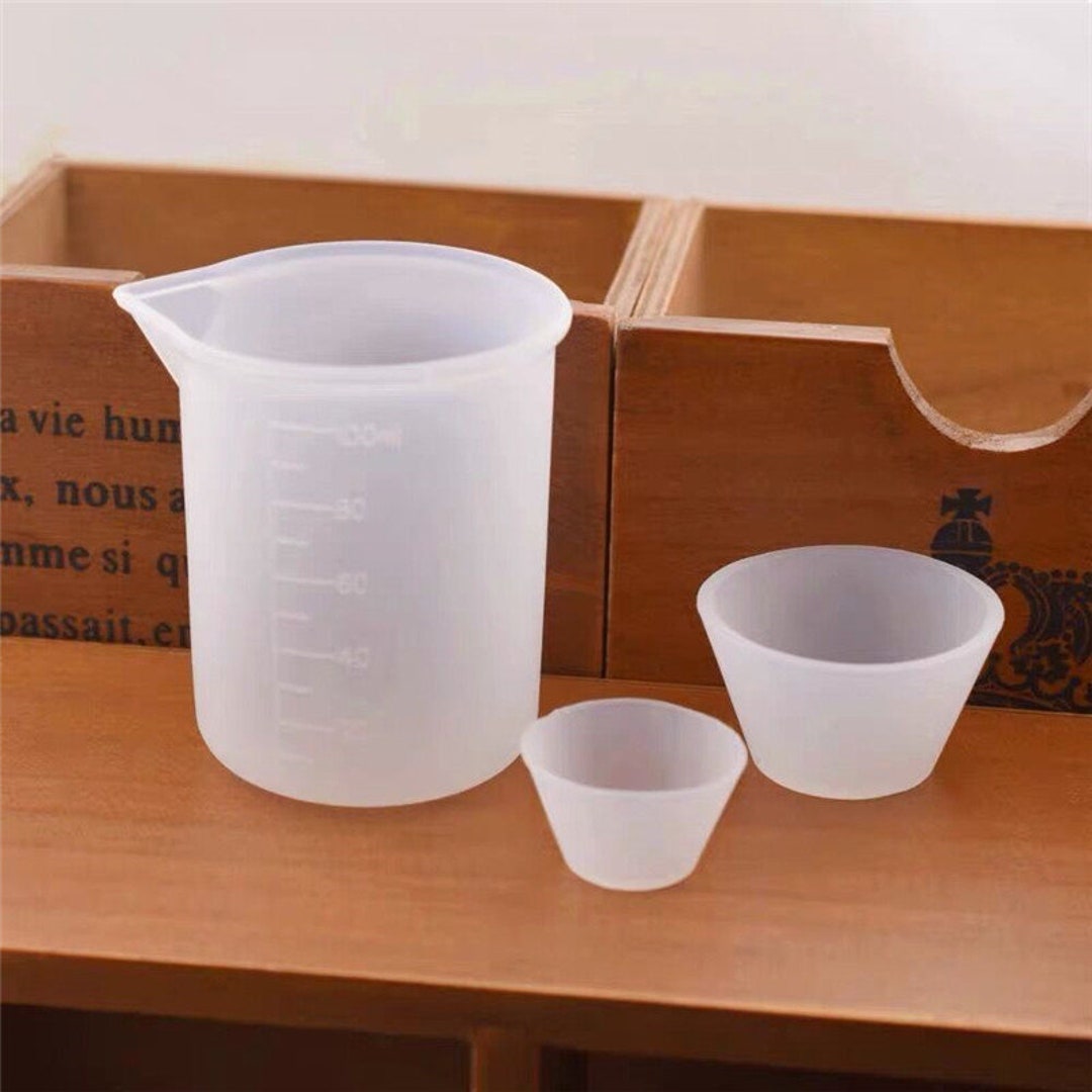 Silicone Measuring Cup, 100ml Measuring Cup, 250ml Cup, Resin Mold ...