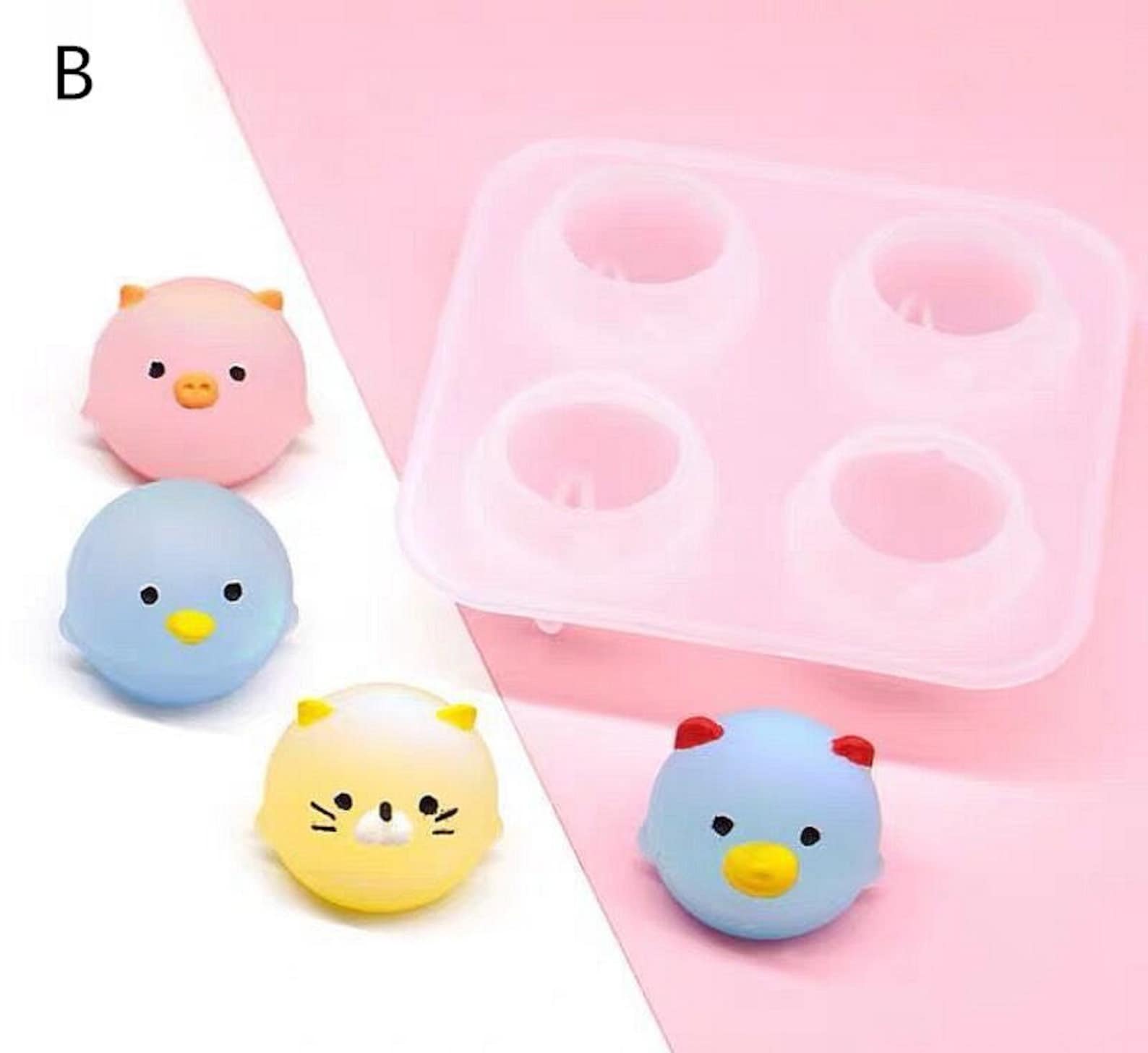 Kitty Cat Resin Molds Chick Silicone Mold Pig Mold Silicone - Etsy