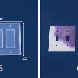 Light Switch Cover Resin Mold, Outlet Cover Resin Mold, Square Switch ...