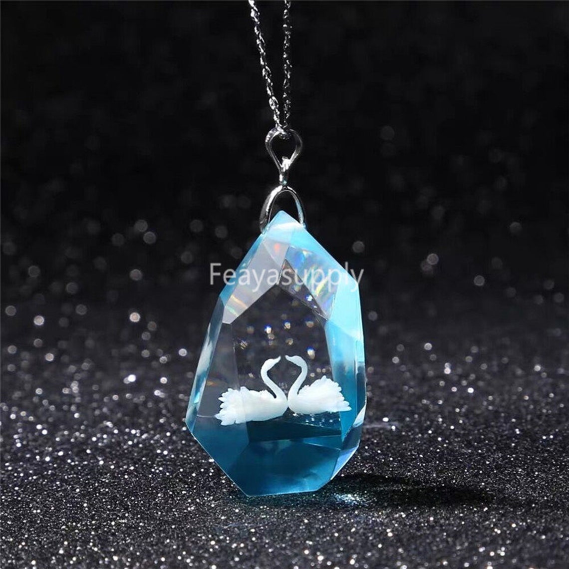 Mini Swan for Resin 3D Swan Miniature for Resin Jewelry - Etsy