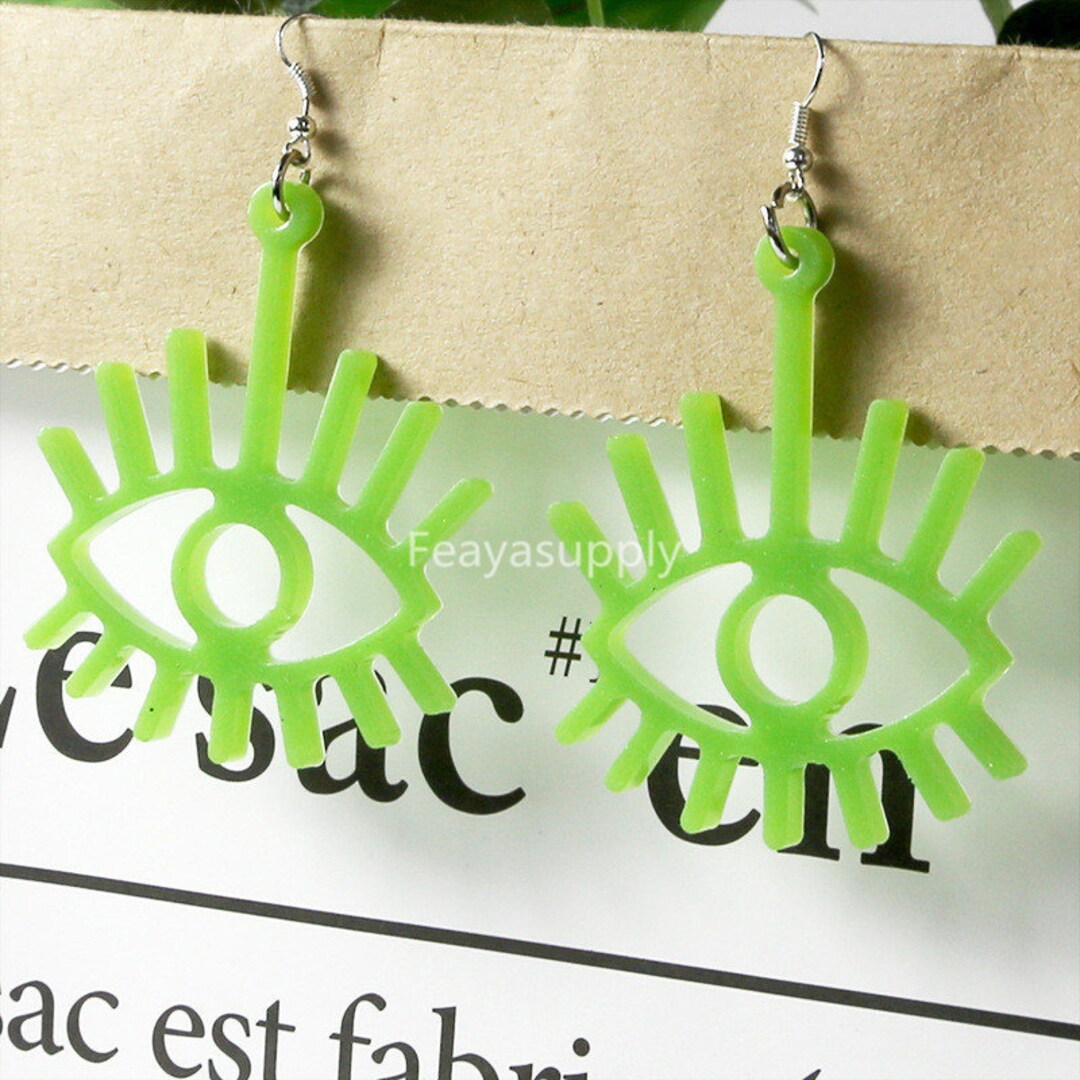 Evil Eye Earring Silicone Mold, Epoxy Resin Mold, Jewelry Making Mold ...