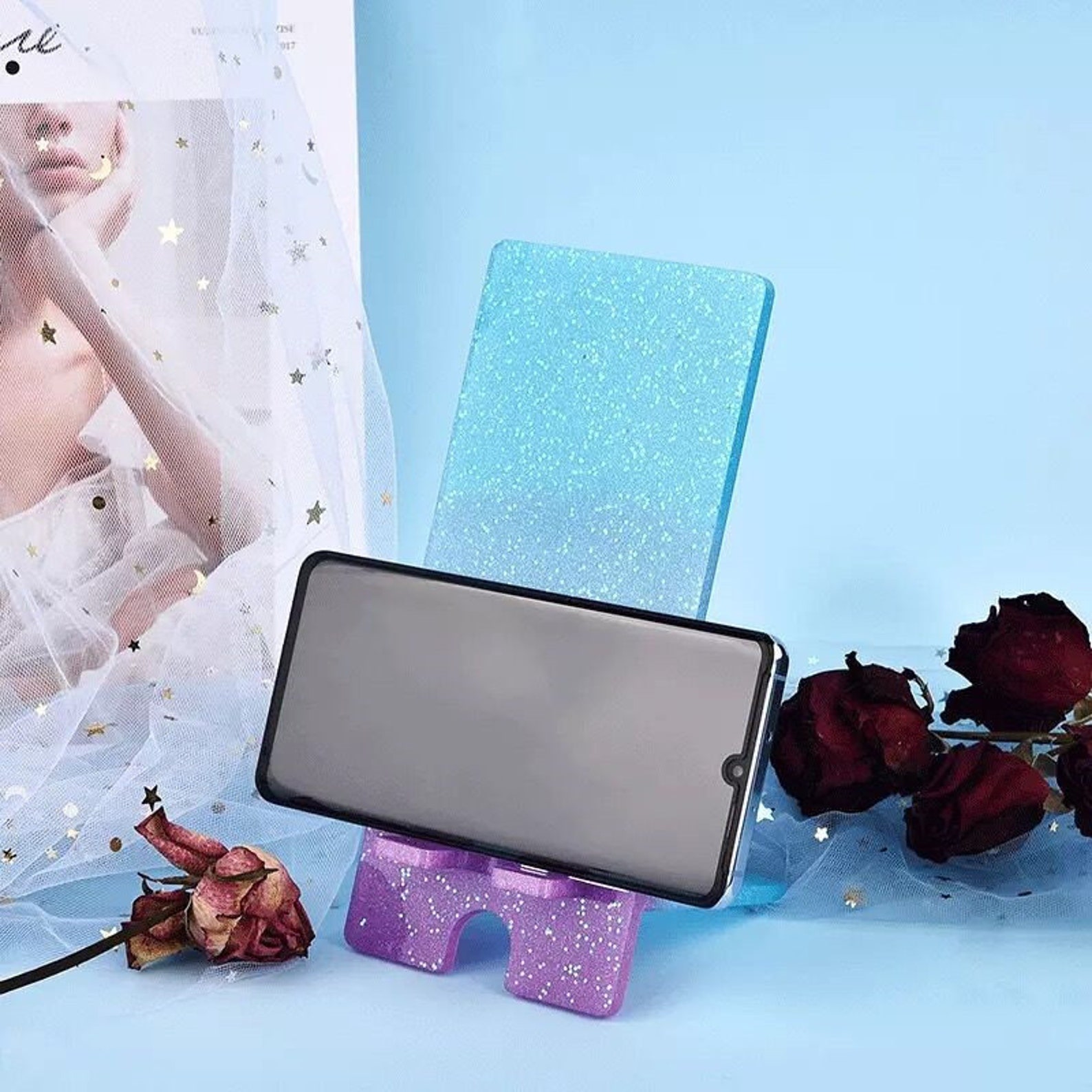 Phone Stand Resin Mold Cell Phone Holder Silicone Mold Epoxy - Etsy