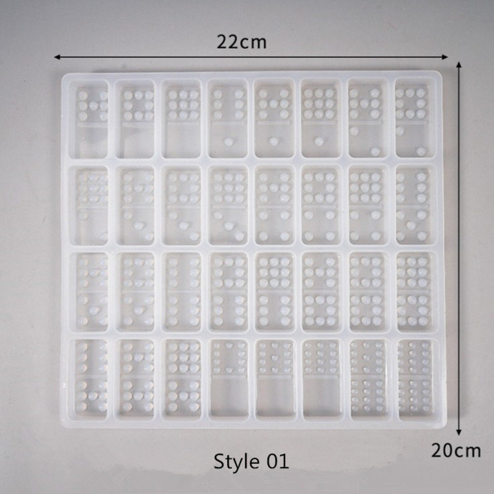 Domino Resin Mold Domino Silicone Mold for Resin Board Game - Etsy