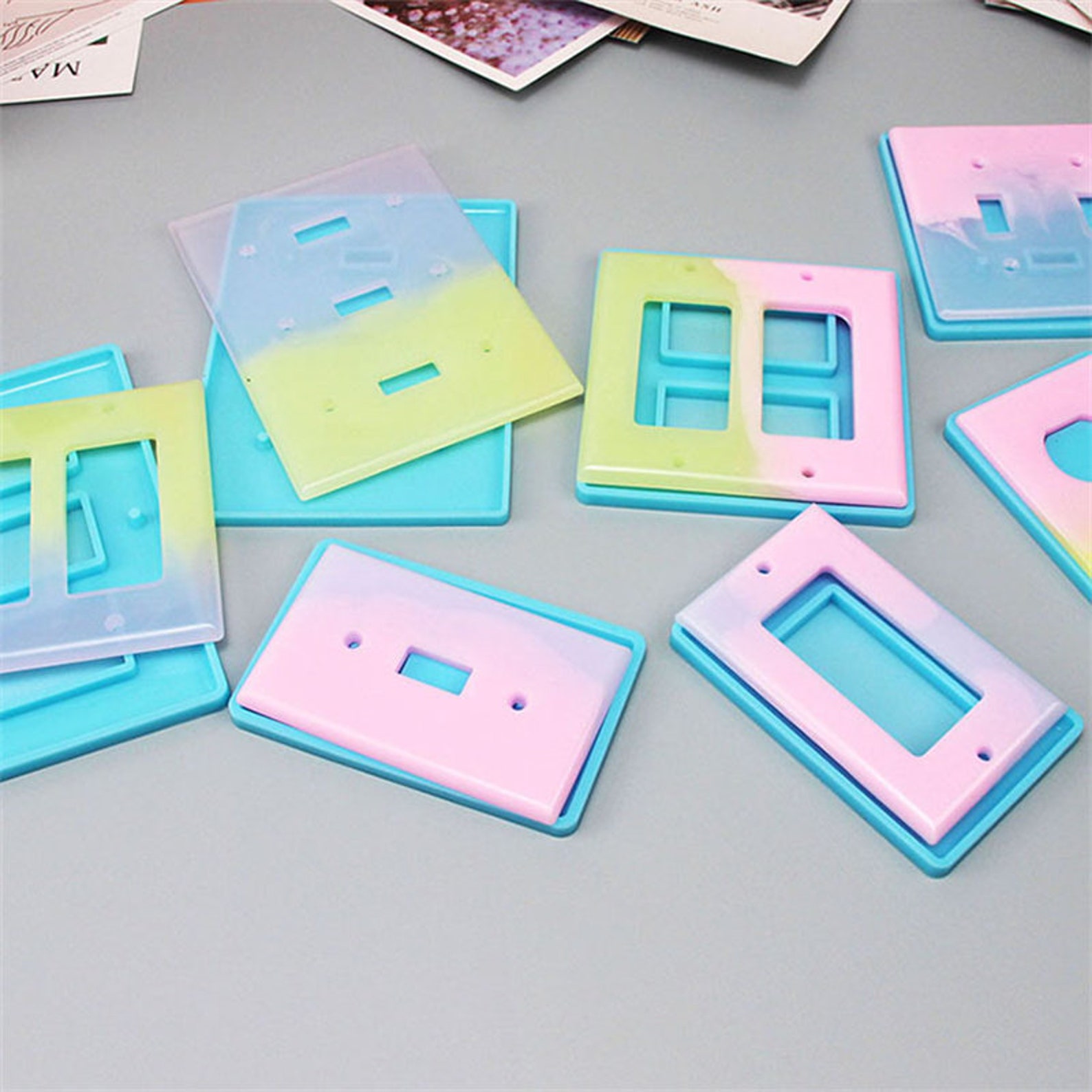 Light Switch Silicone Mold Outlet Cover Mold Switch Plate - Etsy