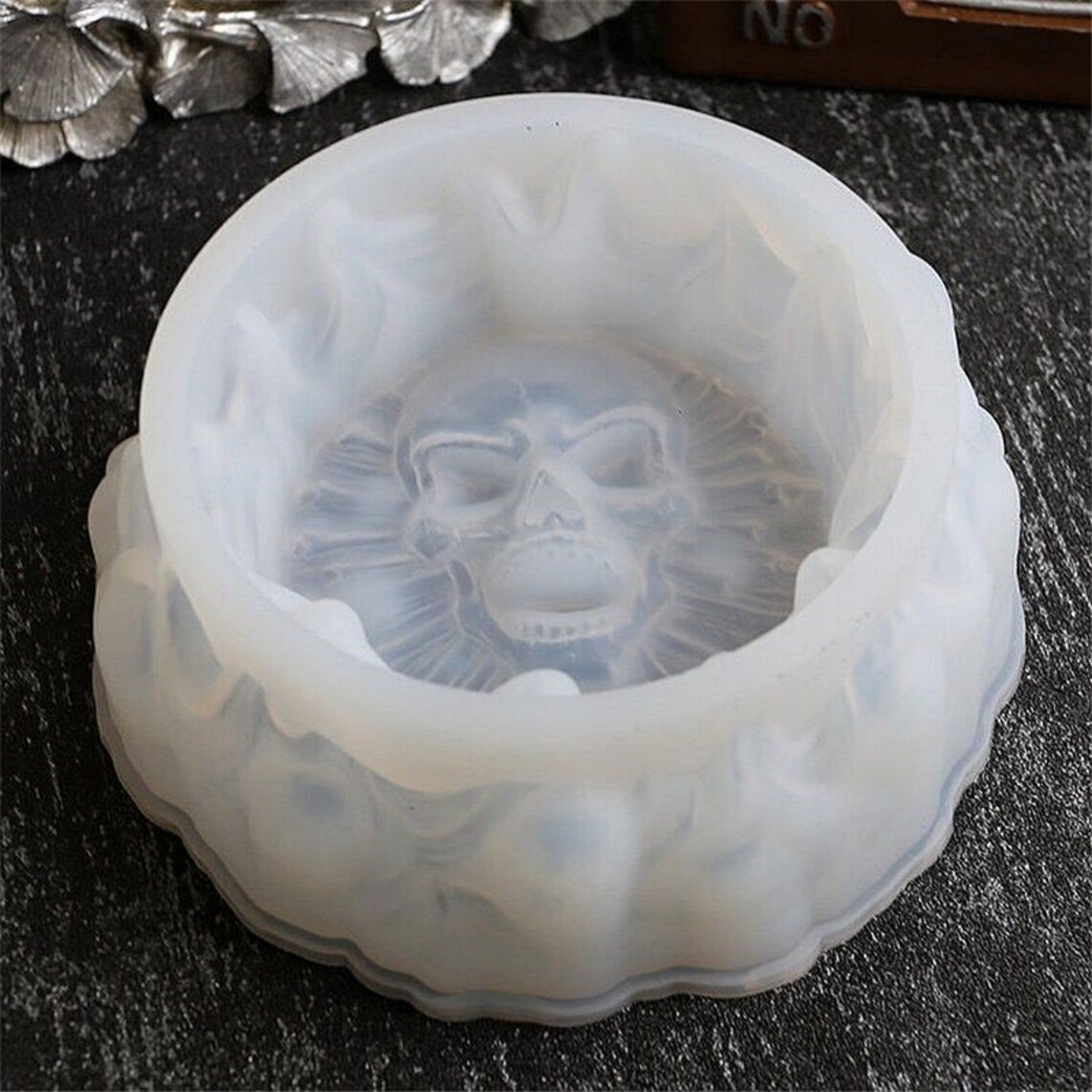 Resin Ashtray Mold Skull Ashtray Silicone Mold Epoxy Ashtray - Etsy