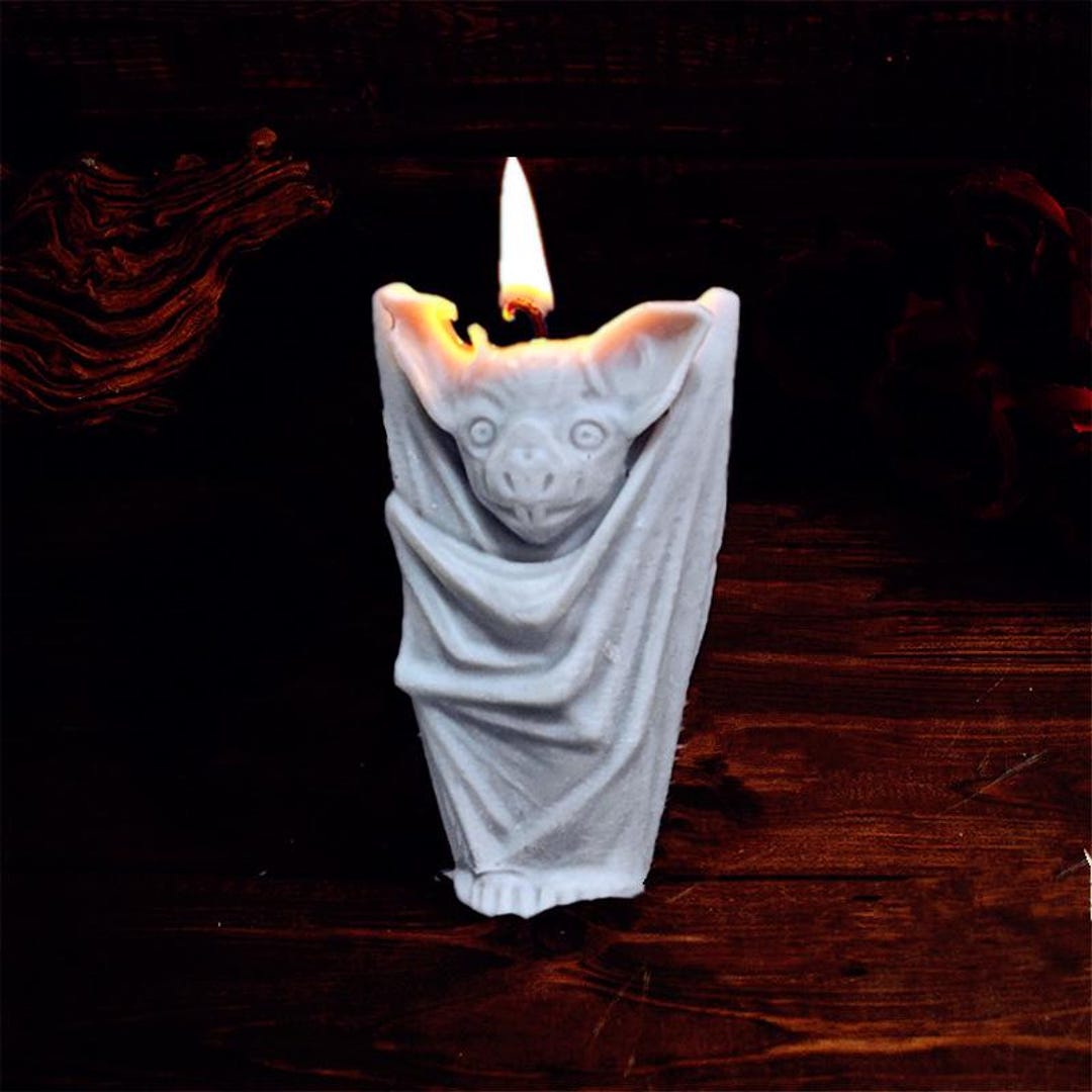 3D Bat Silicone Mold, Halloween Spooky Candles Mold DIY Handmade ...