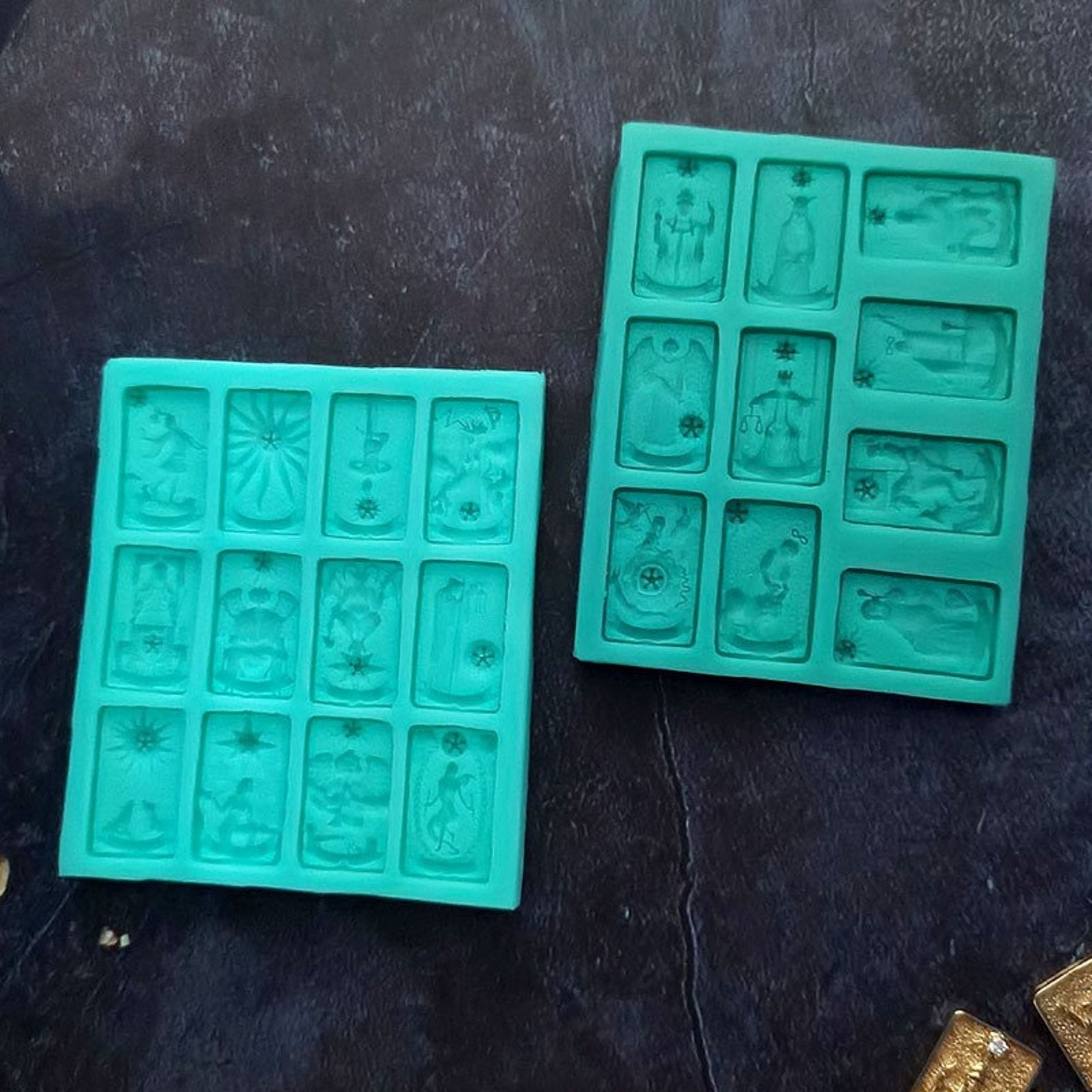 Tarot Card Mold Silicone Mold Resin Mold Pendant Mold - Etsy