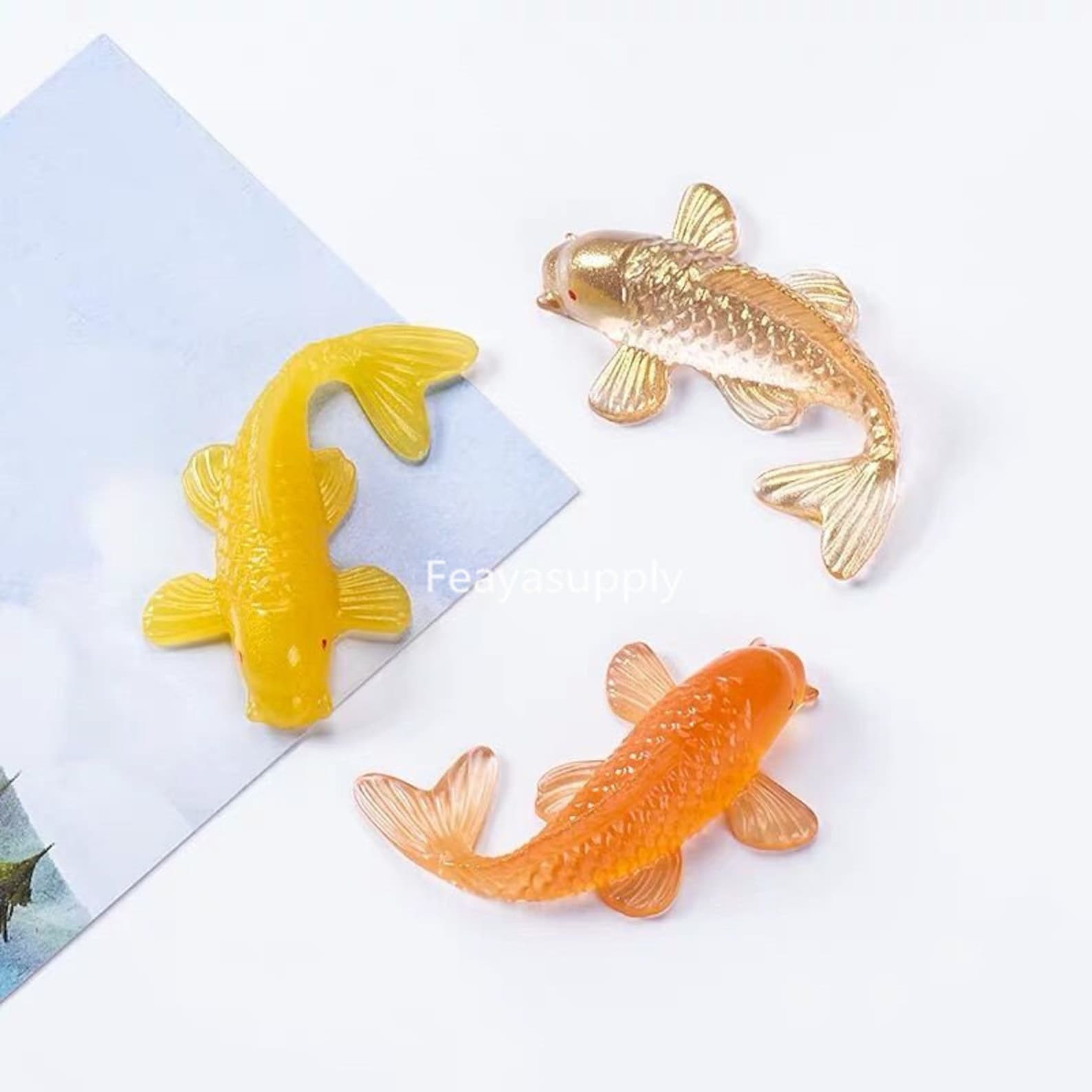 Silicone Fish Mold 3D Koi Resin Mold Pendant Epoxy Mold | Etsy