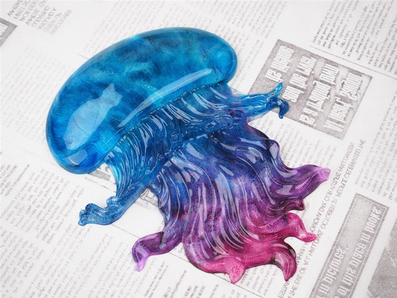Jewelry Making & Beading Craft Supplies & Tools Large Jellyfish Resin ...