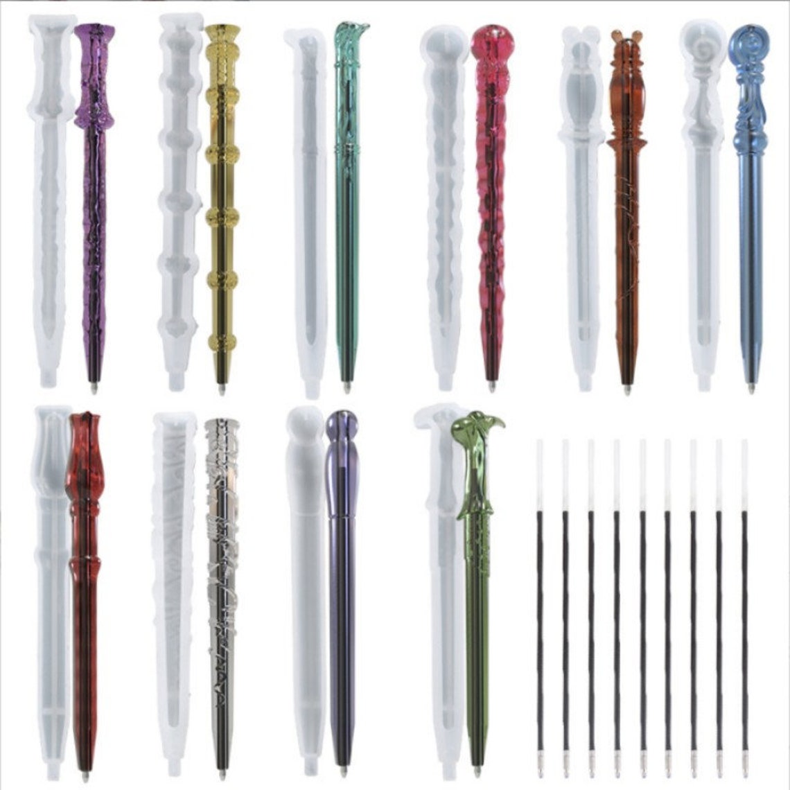 Magic Wand Ballpoint Pen Silicone Mold for Resin - Etsy