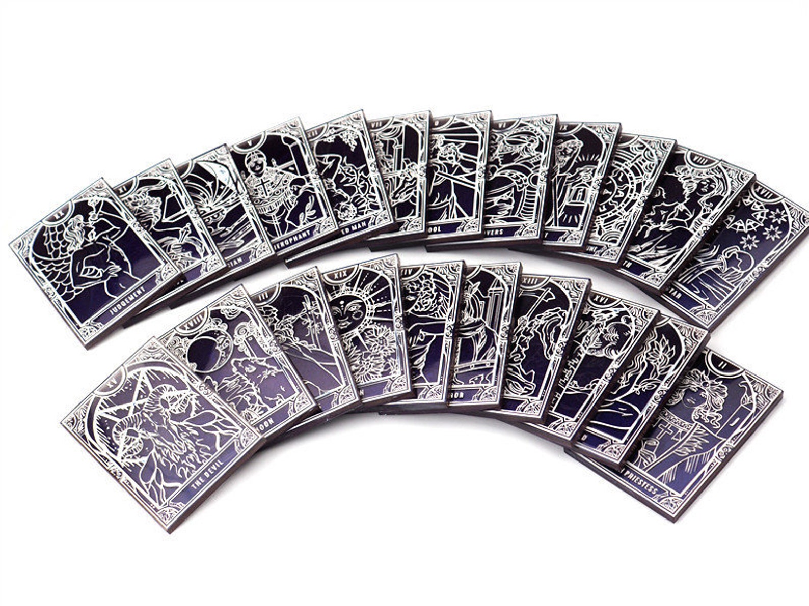 Large Tarot Card Mold, 22 Piece Tarot Deck Silicone Mold, Epoxy Resin ...