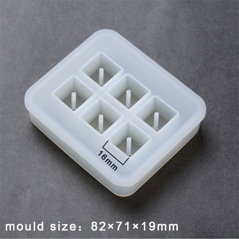 12mm 16mm Beads Mold, Silicone Round Bead Mold, Square Bead Resin Mold ...