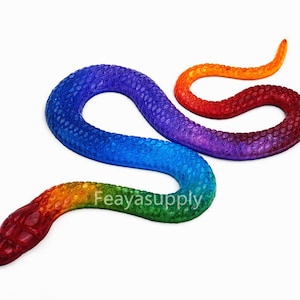 Snake Silicone Mold, Large Viper Mold, Snake Earring Mold, Epoxy Resin ...