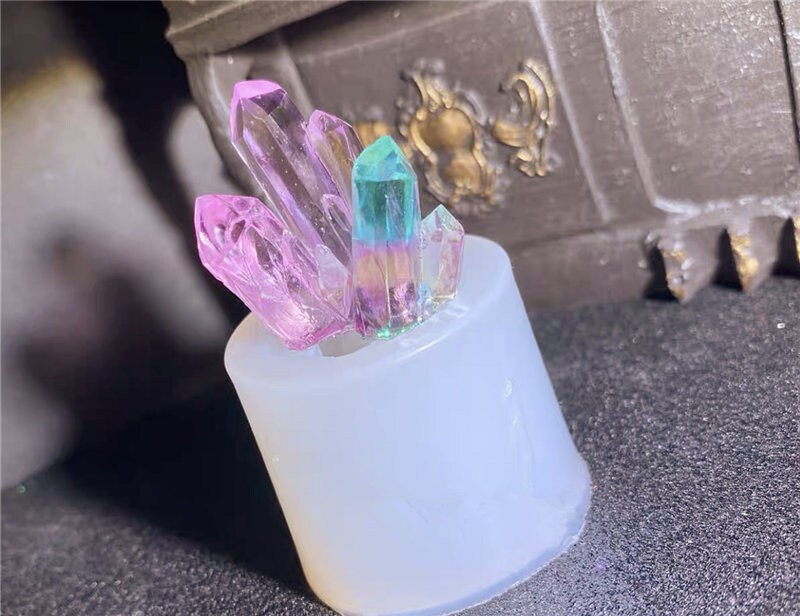 Crystal Cluster Resin Mold Natural Crystal Silicone Mold | Etsy