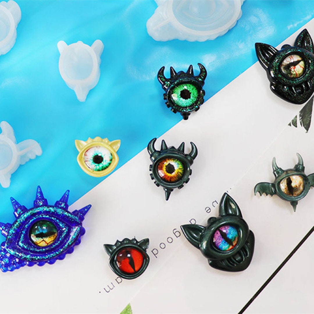 Evil Eye Resin Mold, Demon Eye Silicone Mold, Monster Eye Epoxy ...