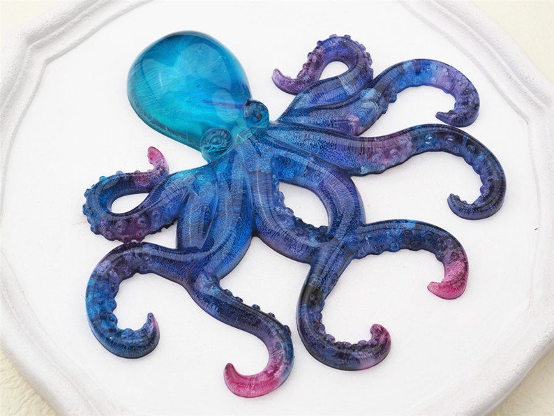 Large Octopus Silicone Mold for Resin - Etsy