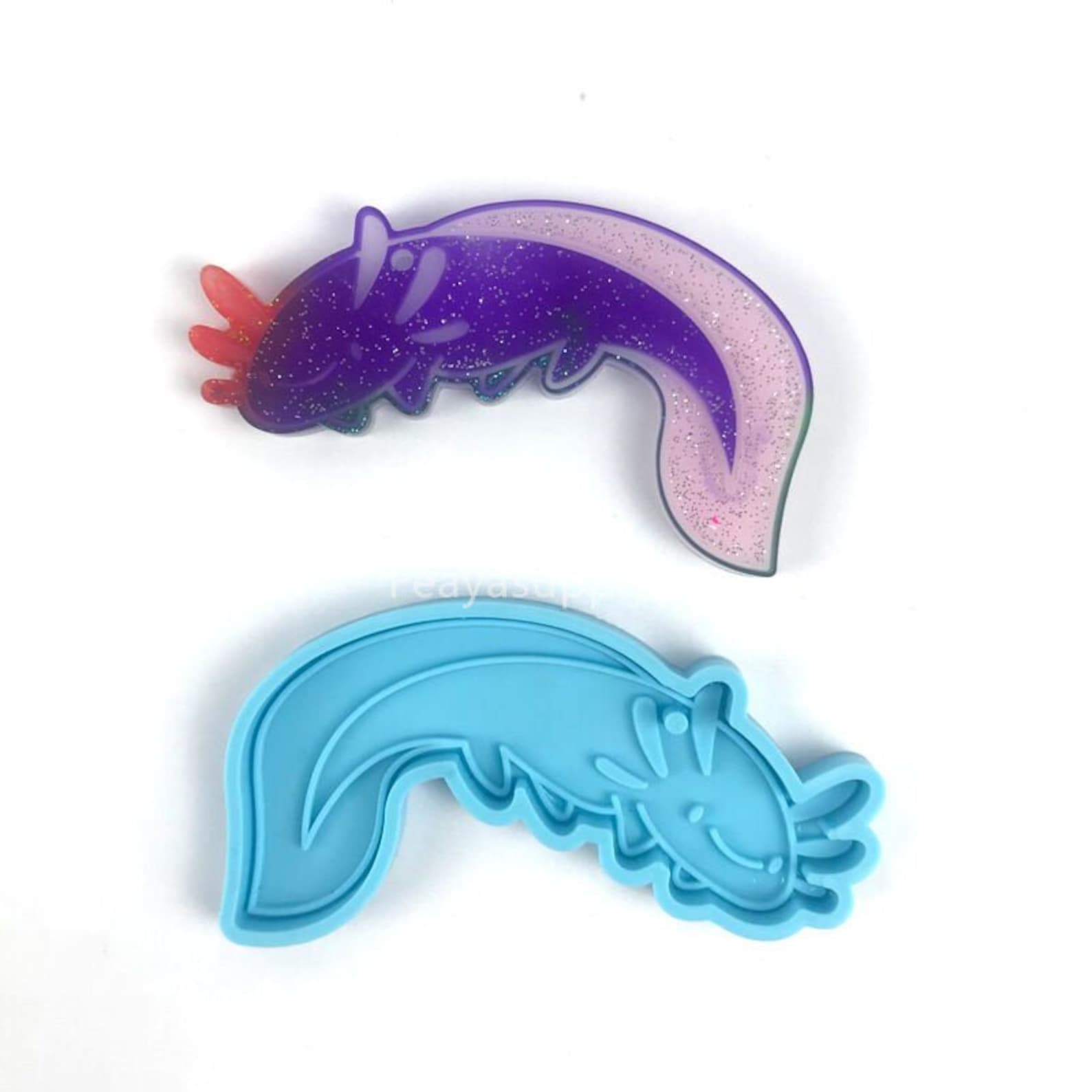 Cute Axolotl Keychain Silicone Mold Epoxy Mold Resin Craft - Etsy